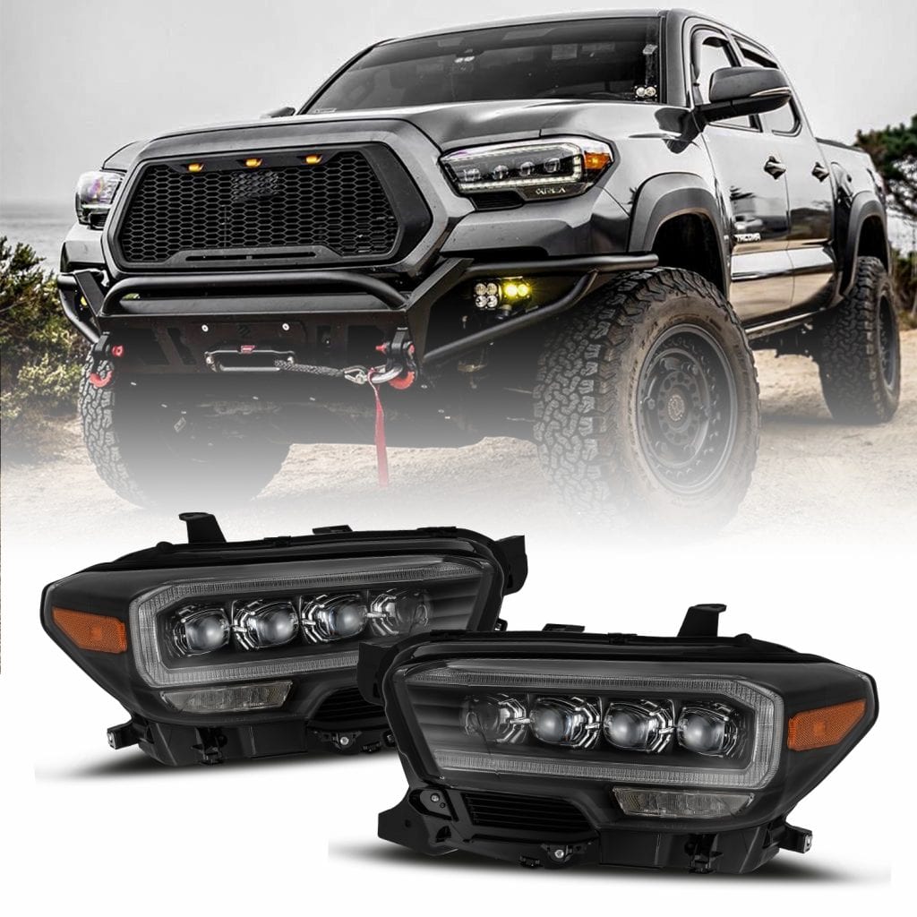 Alpharex Nova-Series 16-21 Toyota Tacoma LED Projector Headlights ...