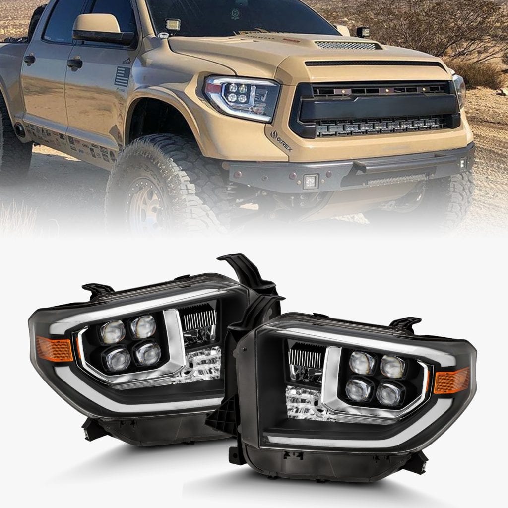 Alpharex Nova-Series 14-21 Toyota Tundra Projector Headlights ...