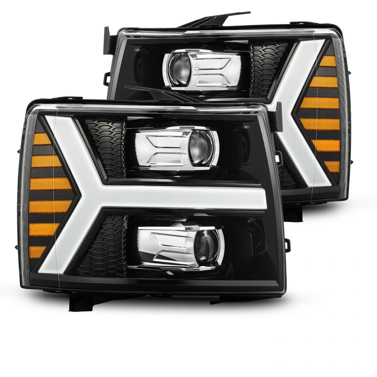 AlphaRex Pro-Series 2007-2013 Chevy Silverado Projector Headlights ...