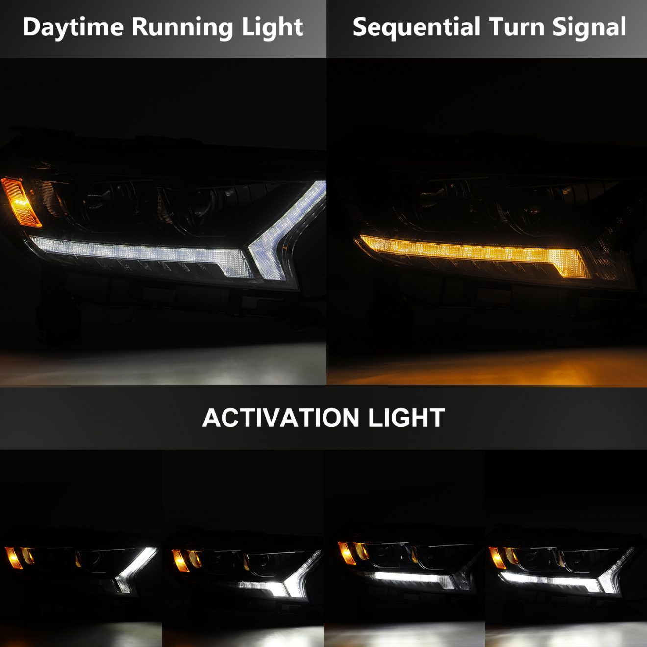 Alpharex Luxx-Series 19-21 Ford Ranger Projector Headlights - ModifyStreet