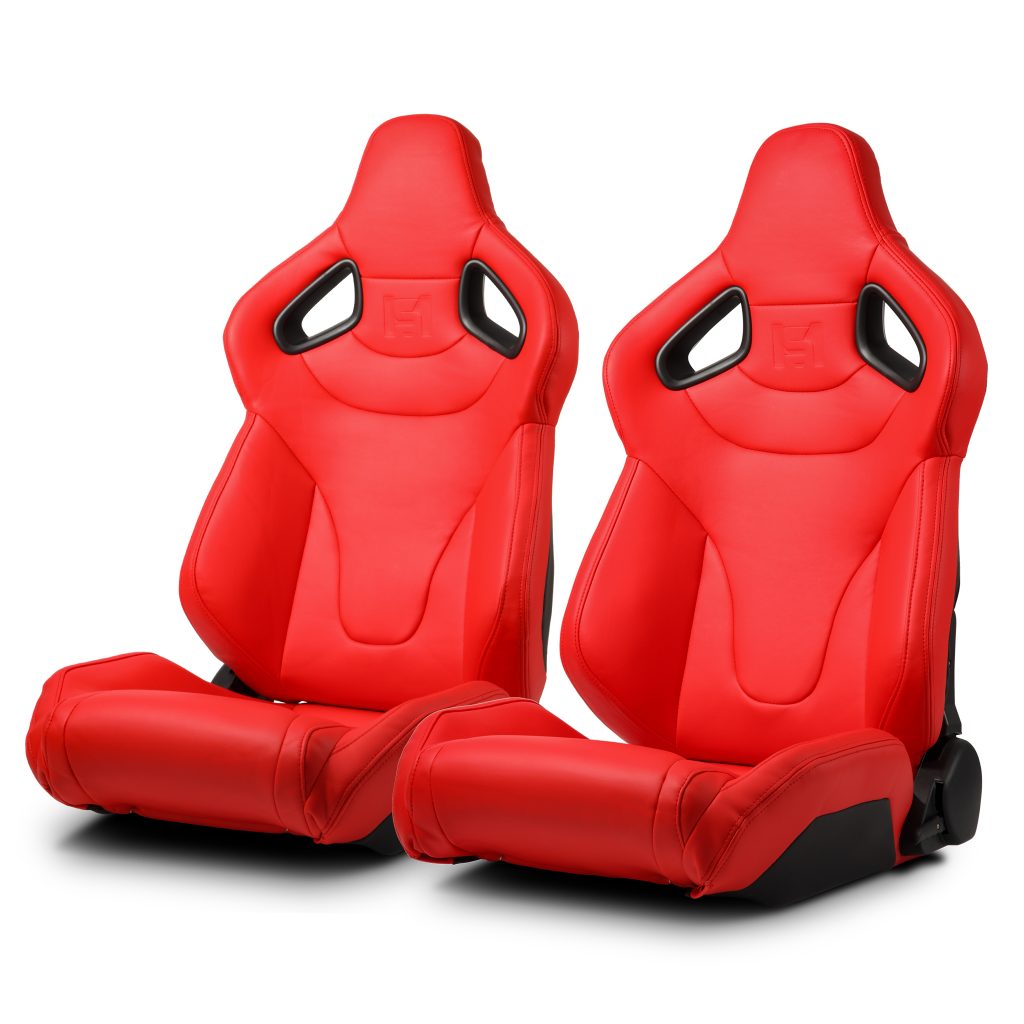 Modiftystreet C-Series PVC Racing Seat Pair | ModifyStreet
