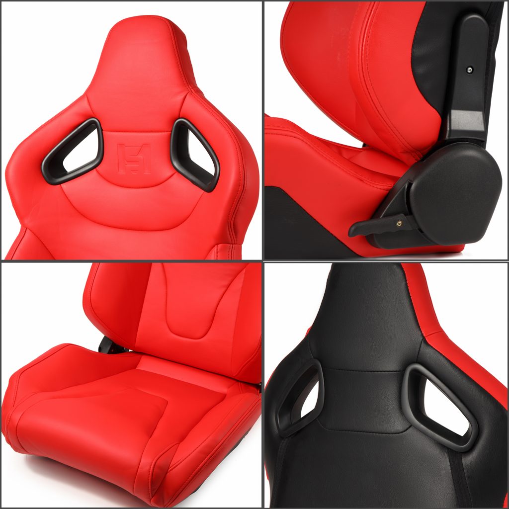 Modiftystreet C-Series PVC Racing Seat Pair | ModifyStreet