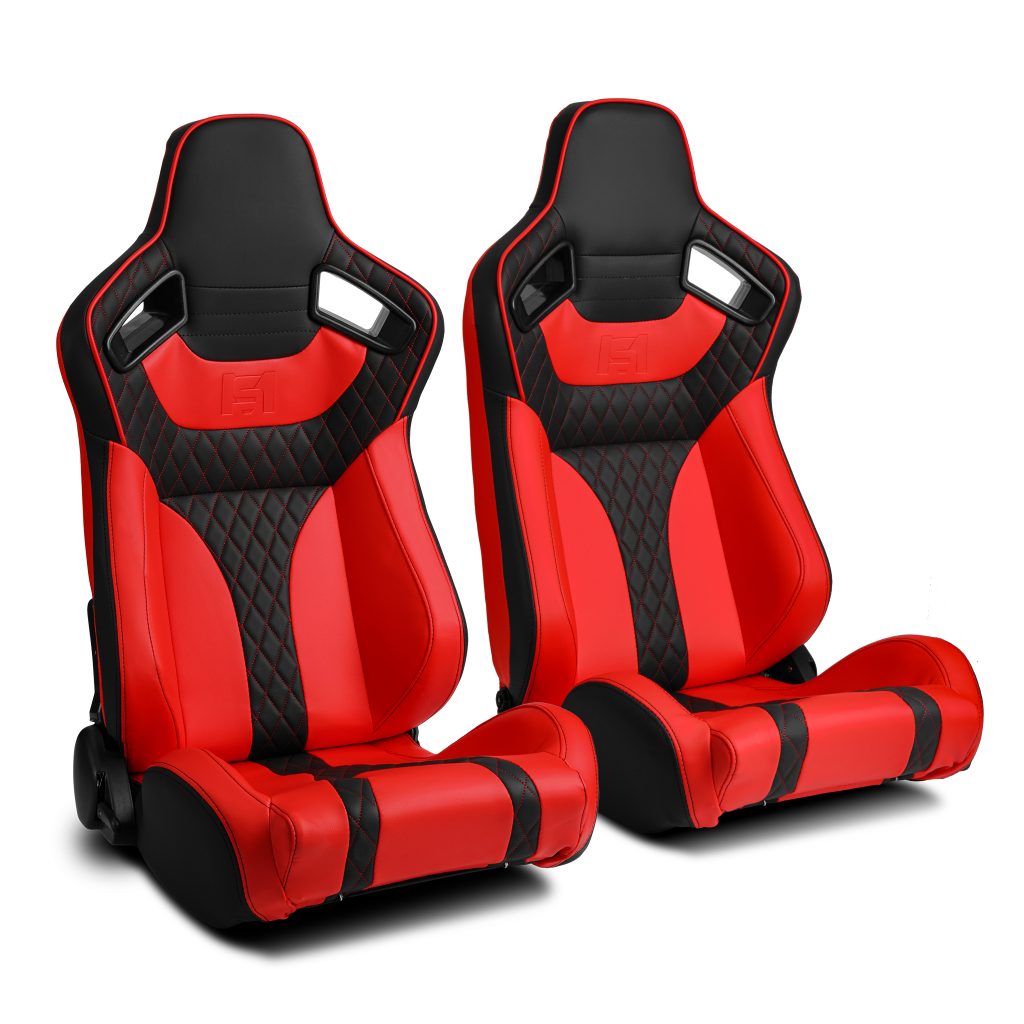 Modiftystreet Destroyer-Series PVC Racing Seat Pair | ModifyStreet