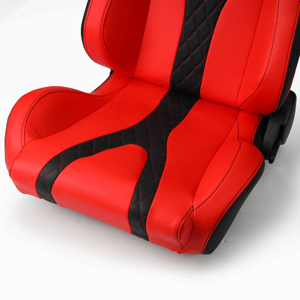 Modiftystreet Destroyer-Series PVC Racing Seat Pair | ModifyStreet