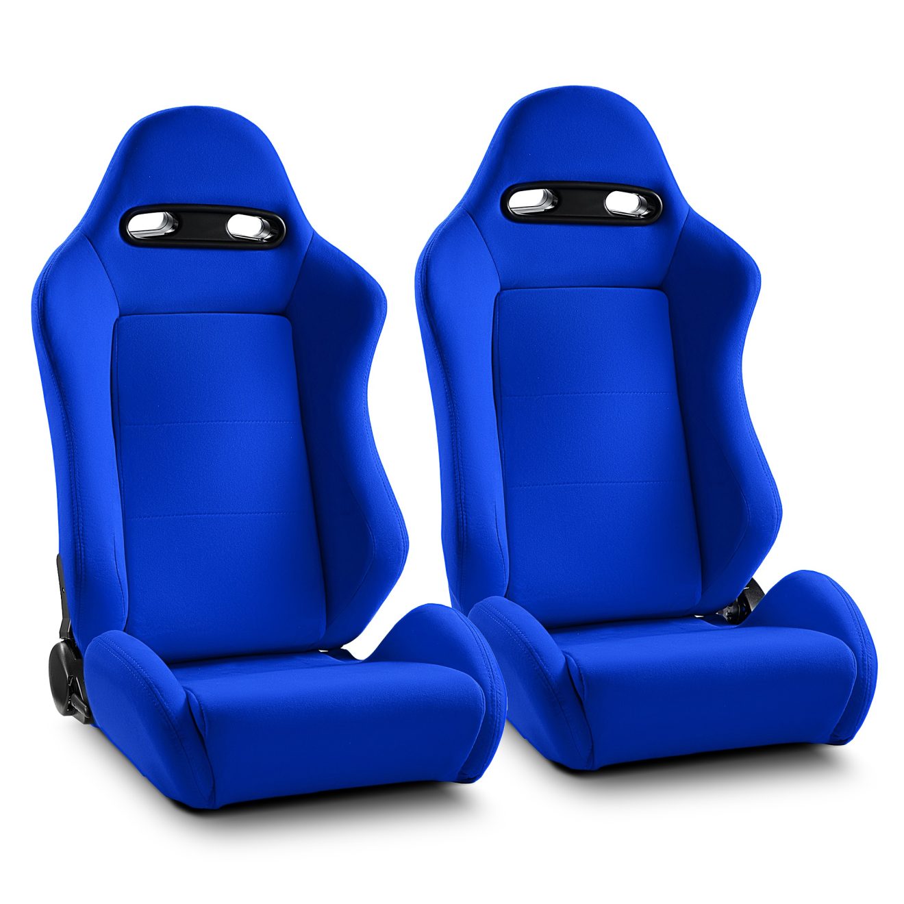 ModifyStreet Universal Black W/Snake Pattern Reclinable Racing Seats ...