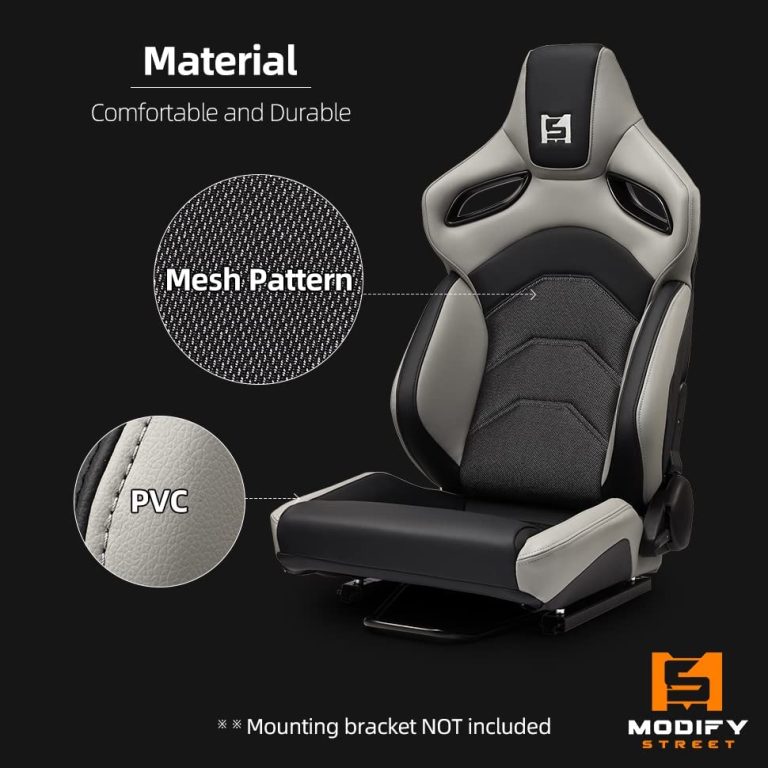 Dark Knight Series Universal PVC Reclinable Racing Seats (Pair ...