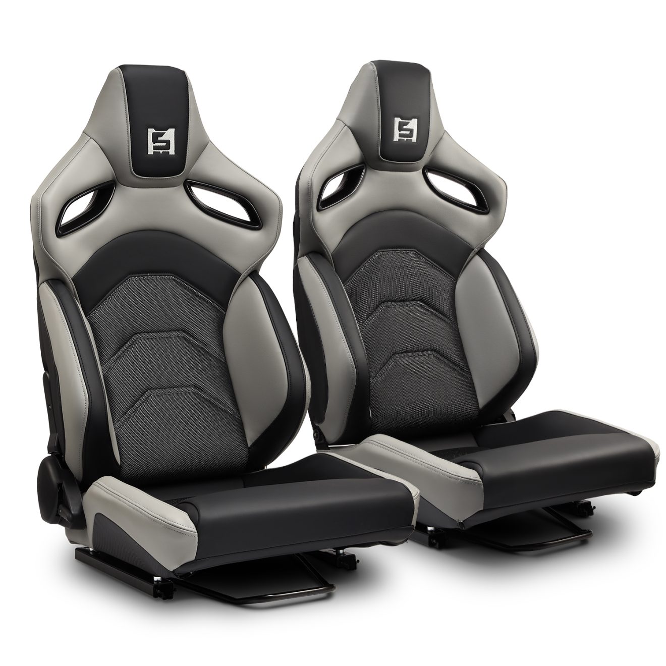 Dark Knight Series Universal PVC Reclinable Racing Seats | ModifyStreet