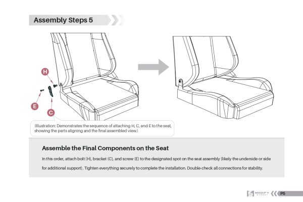 SEAT INSTALLATION GUIDE - ModifyStreet